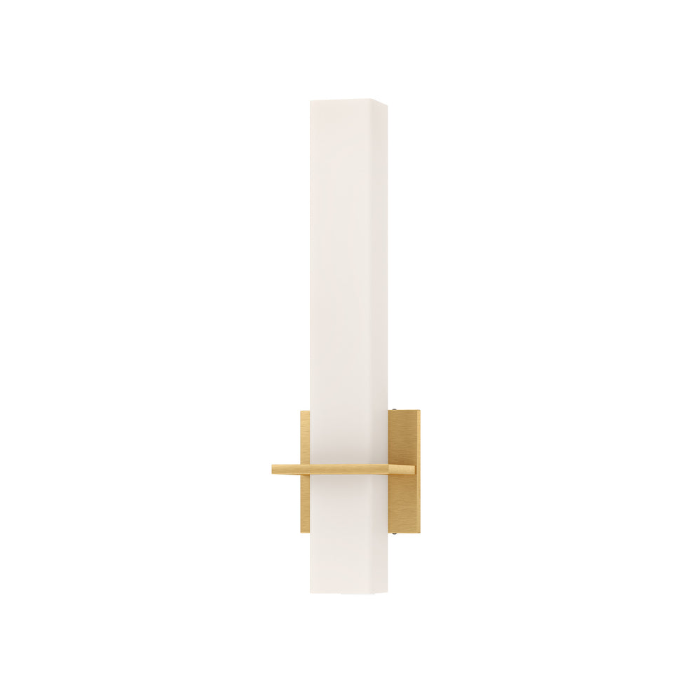 Nepal 18-in Brushed Gold LED Wall Sconce – Synergy Light Studio