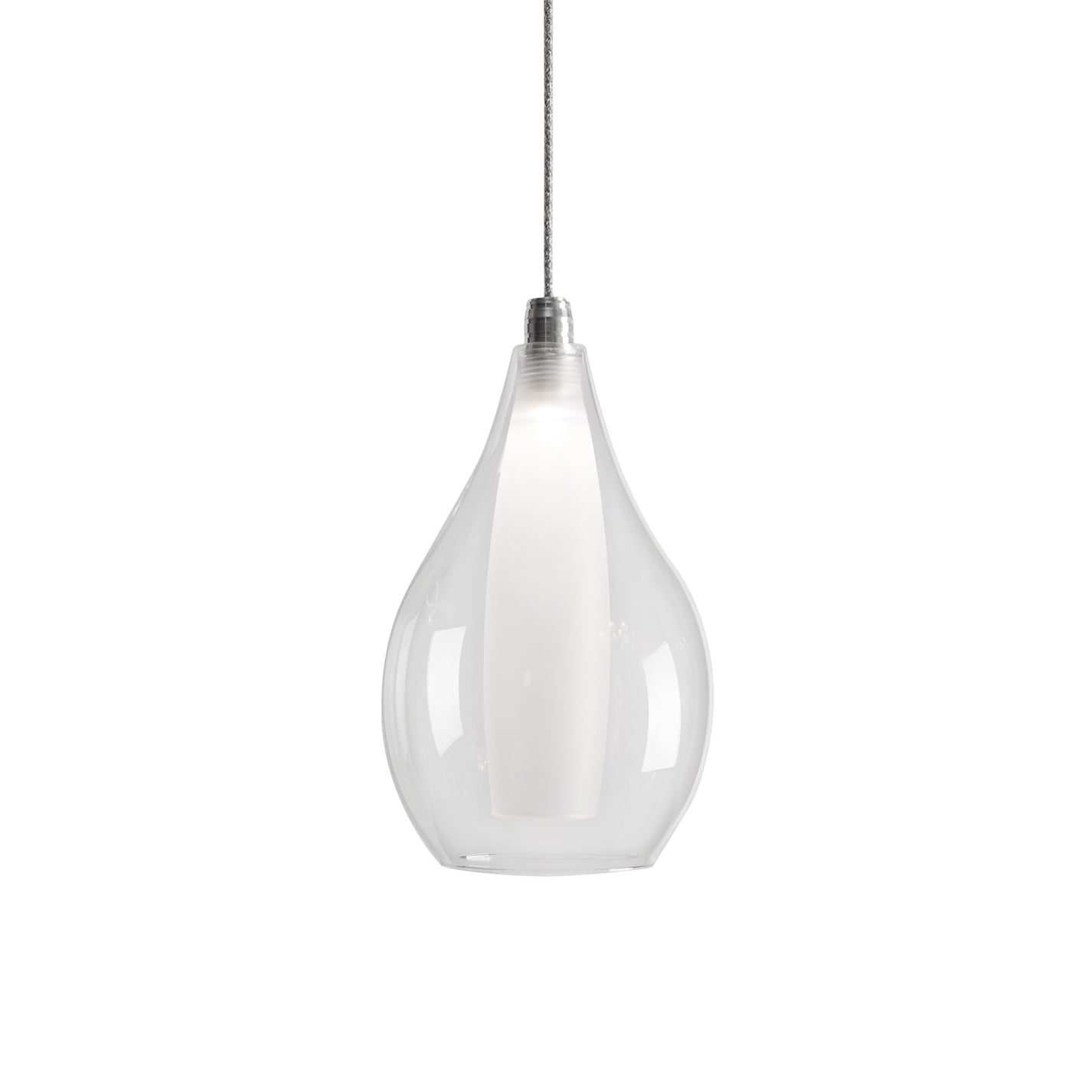 Victoria 5-in Chrome LED Pendant – Synergy Light Studio